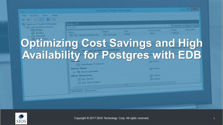 Webinar: Optimizing Cost Savings and High Availability for Postgres with EDB