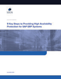 9 Key Steps for SAP ERP High Availability Protection | SIOS